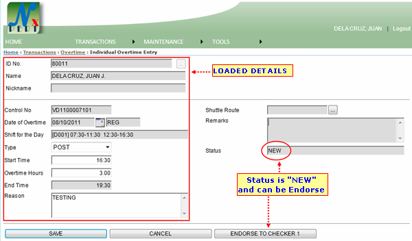 You can edit this entry and SAVE for update. Or, You can ENDORSE TO ...